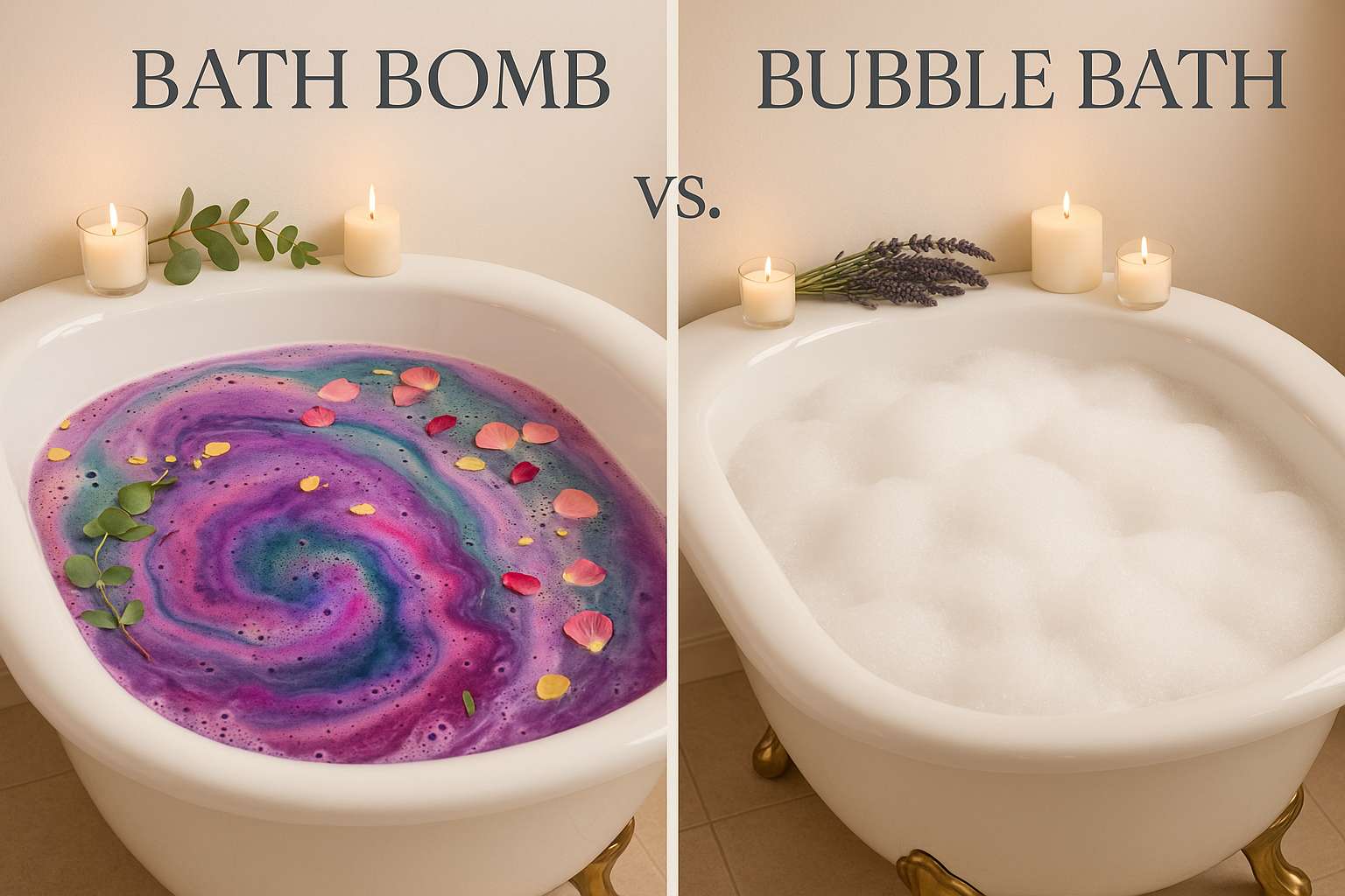 Bath Bomb vs. Bubble Bath: Which One Is Better for You? – Falls River Soap