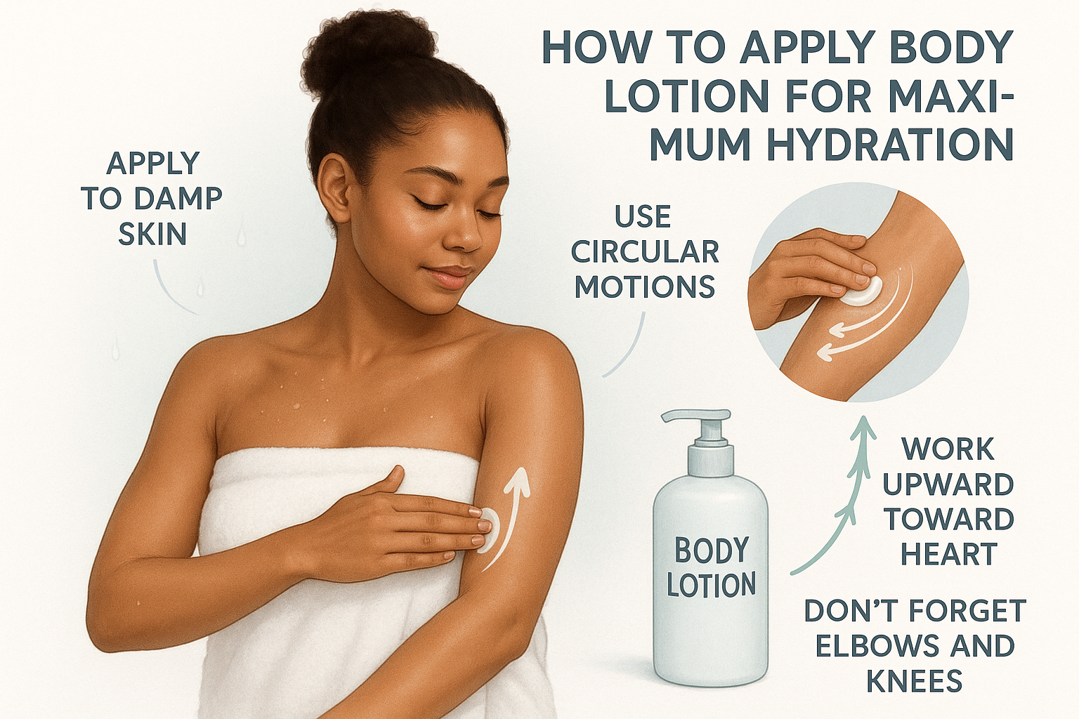How to Apply Body Lotion Correctly for Better Hydration – Falls River Soap