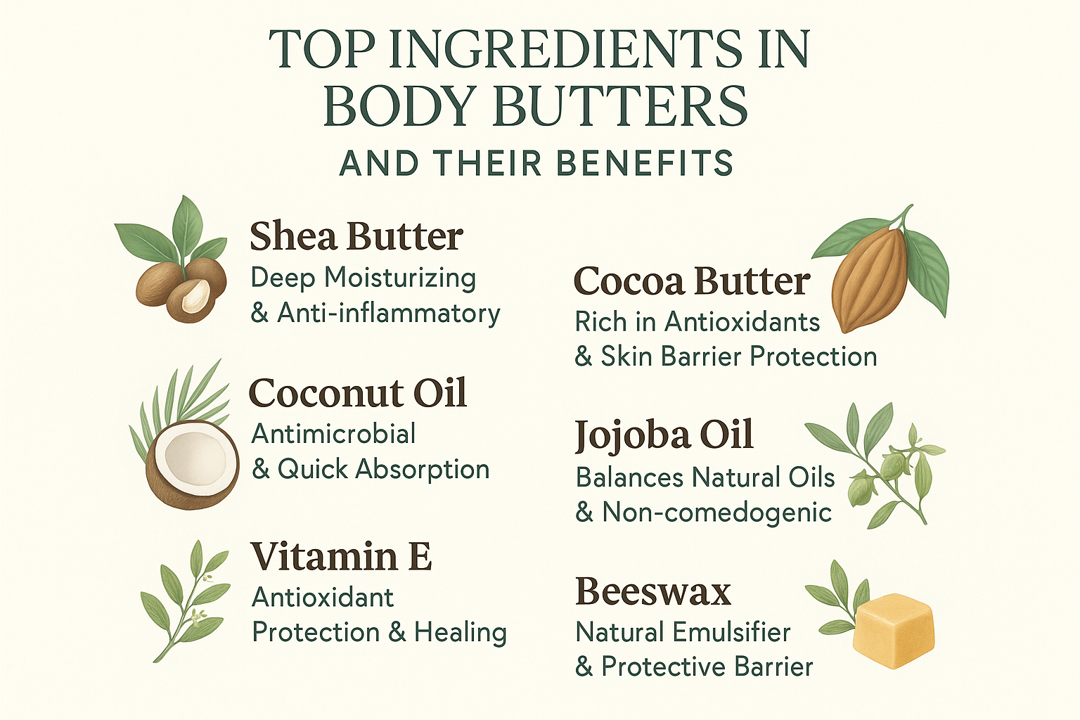 Top Ingredients in Body Butters and What They Actually Do – Falls River ...