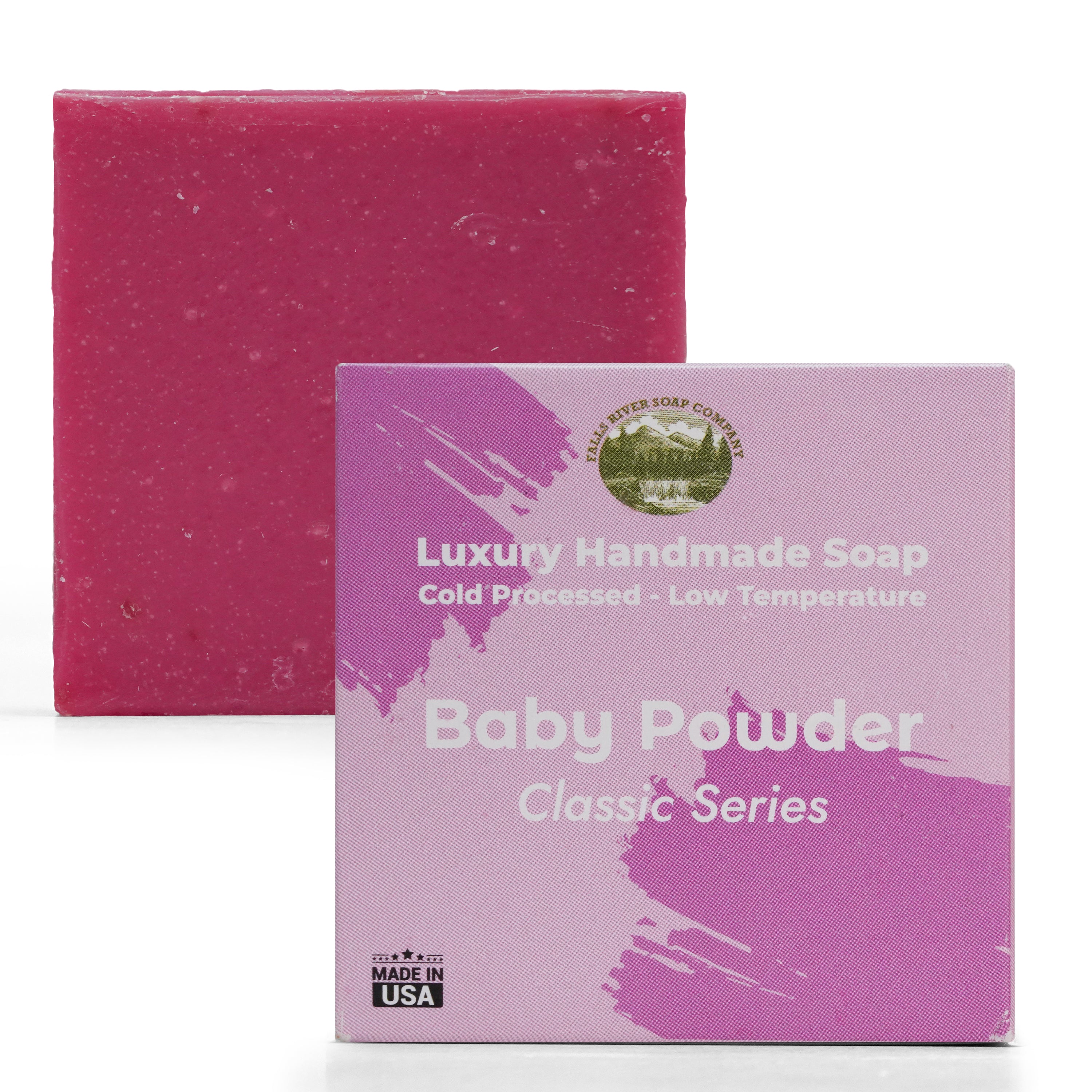 Handmade Baby Powder Soap Bar (5 Oz) | Falls River Soap